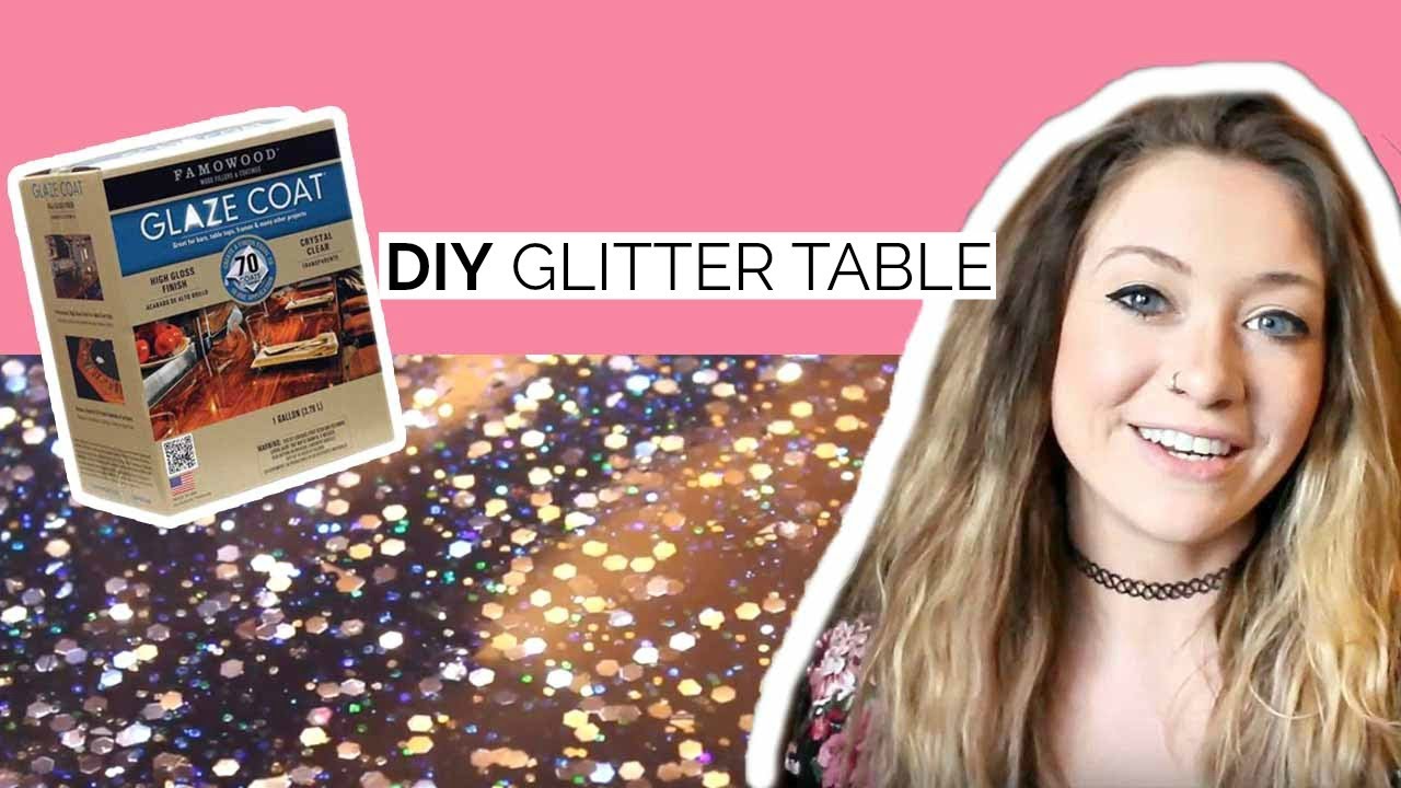 DIY Glitter Table with Epoxy – Award Winning Virtual Interior Design ...