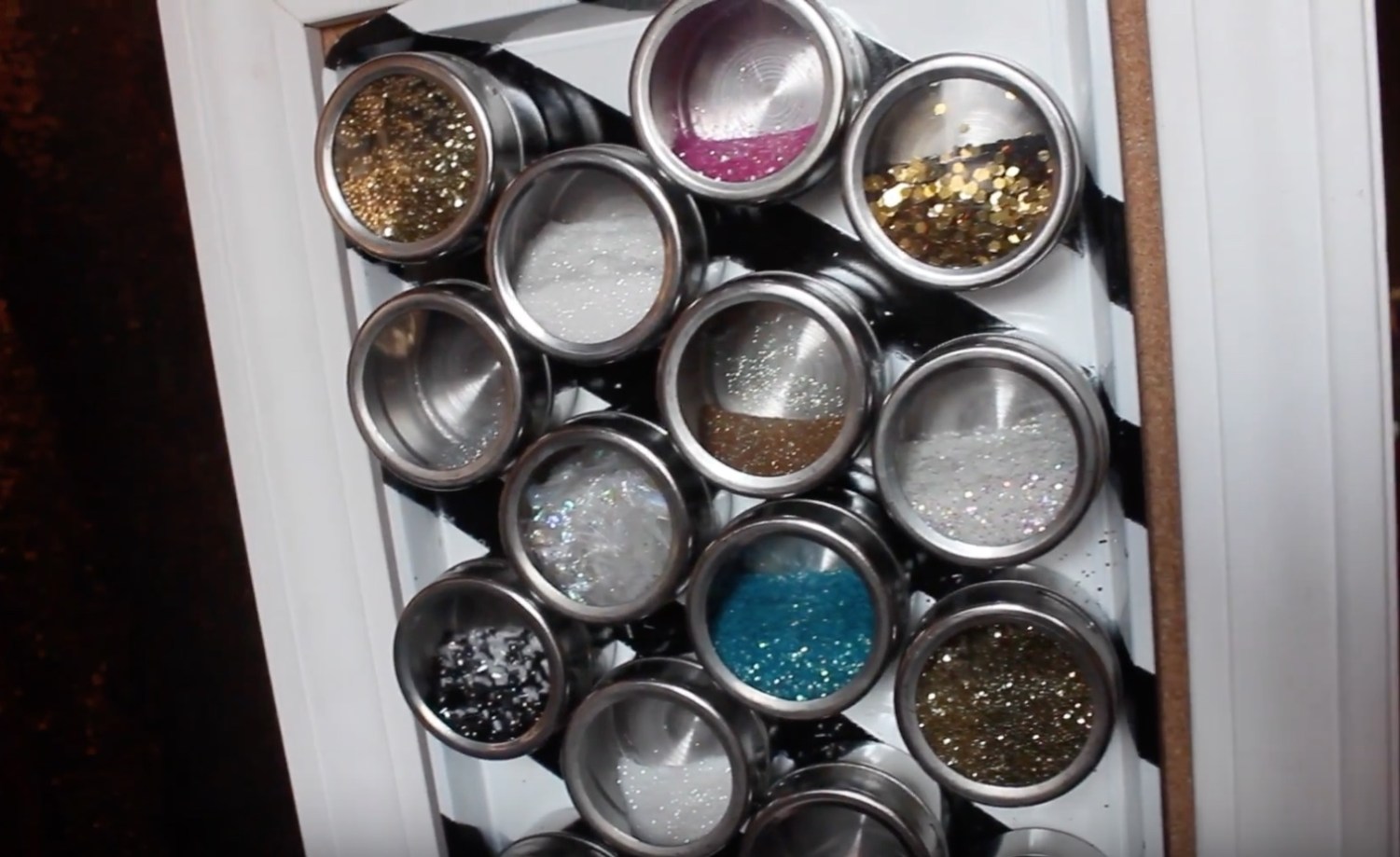 MY DIY GLITTER AND CRAFT ORGANIZATION