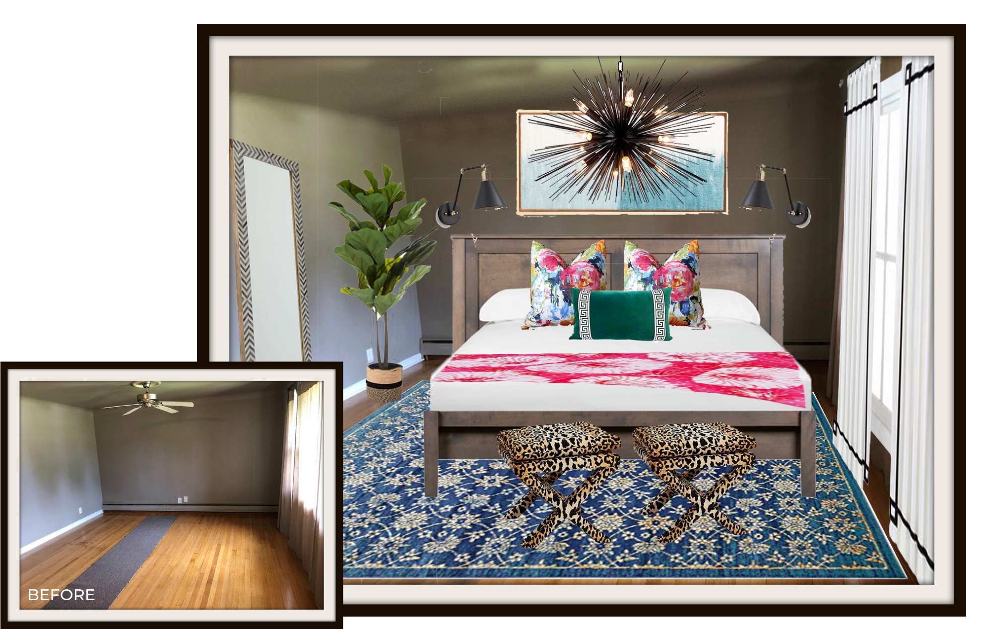 before and after – Award Winning Virtual Interior Design Service